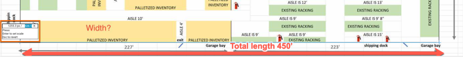 Manually scaling a floor plan | The Packetologist