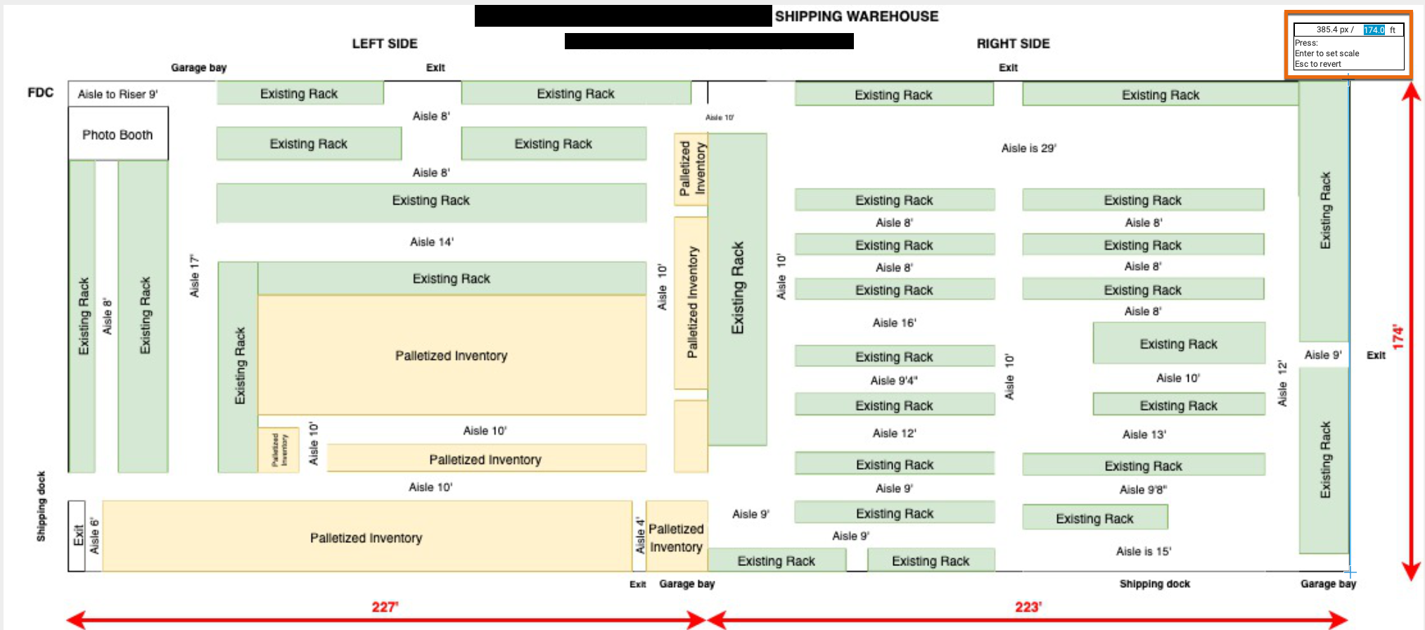Manually scaling a floor plan | The Packetologist